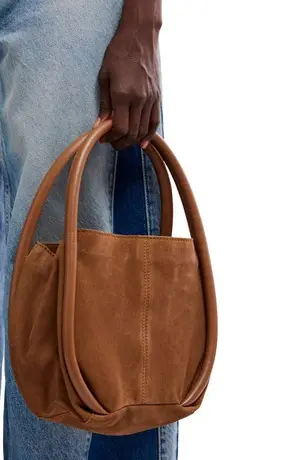 Free People Barlow Leather Bucket Bag