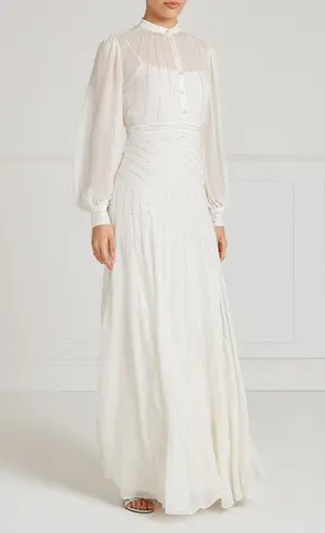 TEMPERLEY LONDON Villanelle Dress - Ivory