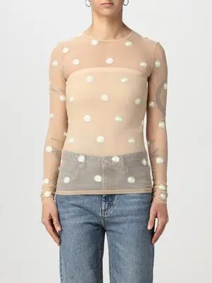 Sportmax Floral Embroidered Long-sleeved Top