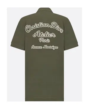 Dior Logo Embroidered Polo Shirt