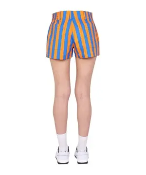 Sunnei Striped Elastic Waist Shorts