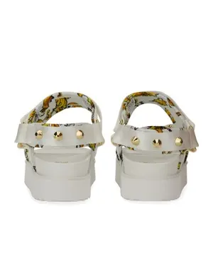 Versace Embellished Platform Sandals