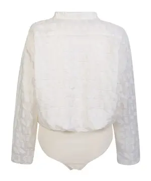 Sunnei Logo-jacquard Buttoned Bodysuit