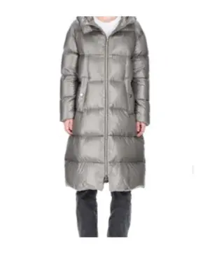 Herno Long-sleeved Down Jacket - Gray