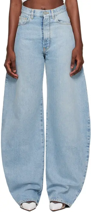 Alaïa High Waist Round Leg Jeans