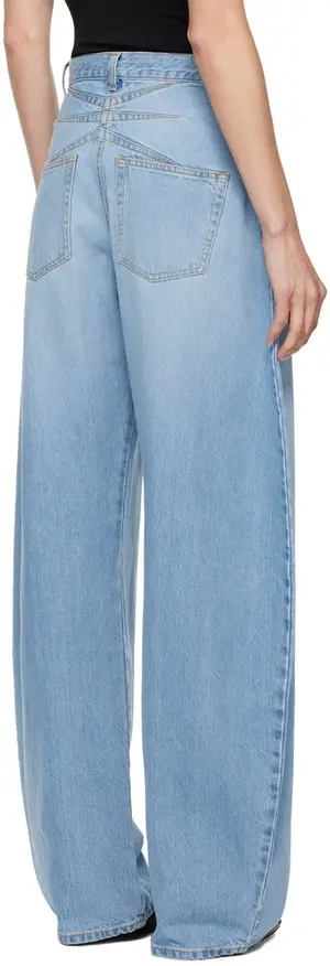 Alaïa High Waist Round Leg Jeans