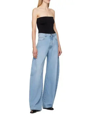Alaïa High Waist Round Leg Jeans