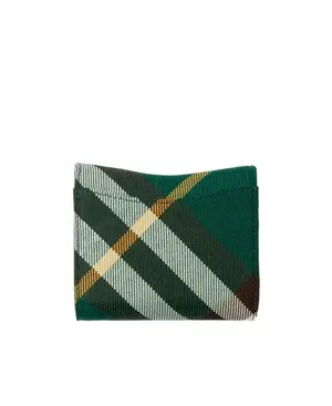 Burberry Rocking Horse Checked Tri-fold Wallet