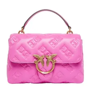 Pinko Flap Shoulder Bag - Pink