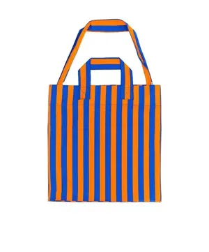 Sunnei Striped Tote Bag - Blue