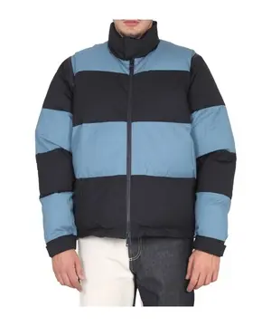 Sunnei Striped Zipper Down Jacket