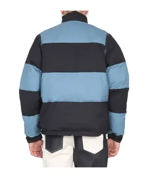 Sunnei Striped Zipper Down Jacket