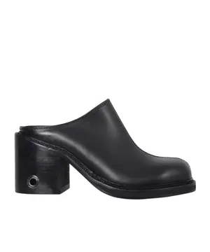 Sunnei High-heeled Mules - Black
