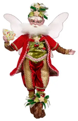 MARK ROBERTS Gingerbread Fairy - Red