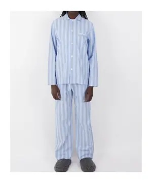 TEKLA Striped Shirt Pajamas