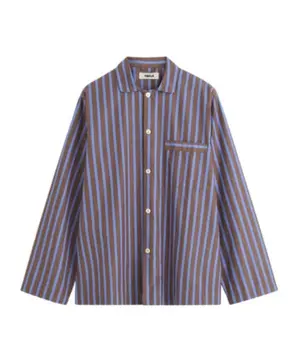 TEKLA Striped Pajamas - Blue