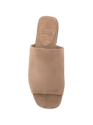 Brunello Cucinelli Suede Mules