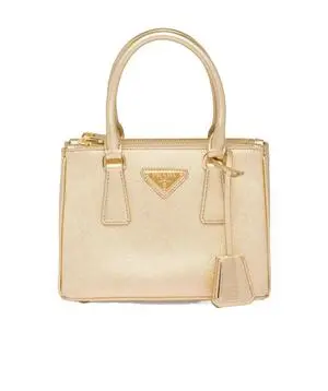 Prada Galleria Saffiano Leather Mini-bag - Platinum