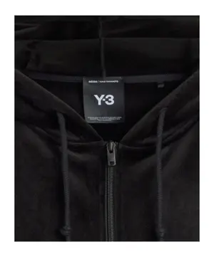 Y3 Velvet Corduroy Zip Hoodie