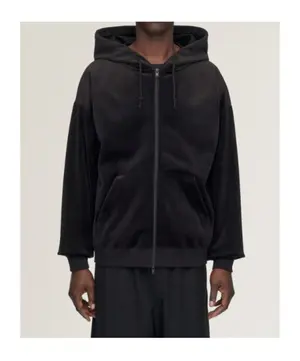 Y3 Velvet Corduroy Zip Hoodie