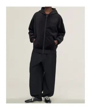 Y3 Velvet Corduroy Zip Hoodie