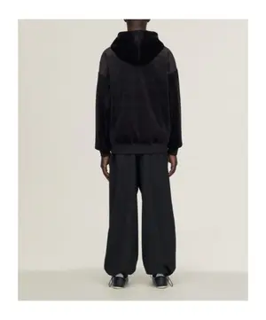 Y3 Velvet Corduroy Zip Hoodie