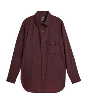 Y3 Gradient 3-stripes Nylon Overshirt - Night Red