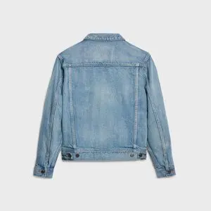 Celine Trucker Jacket In Cotton Denim