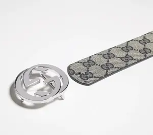 Gucci Reversible Belt With Interlocking G Buckle - Blue