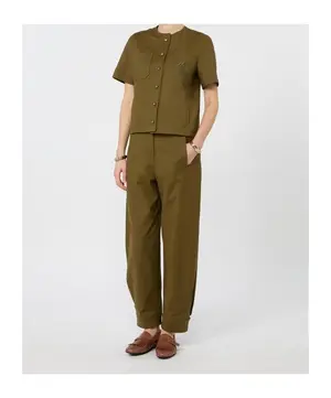 Max Mara Crew Neck Short-sleeved Casual Jacket