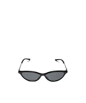 Gucci Cat Eye Frame Sunglasses With Crystal Embellishments - Black