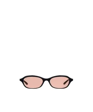 Gucci Oval Frame Sunglasses - Black