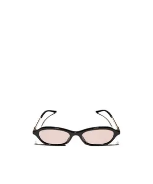 Gucci Oval Frame Sunglasses - Black
