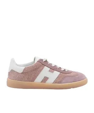 Hogan Cool' Lace-up Low-top Casual Shoes - Nude