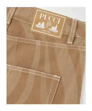 Emilio Pucci Printed Cotton-canvas Shorts