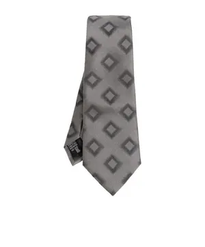Giorgio Armani Patterned Tie - Gray