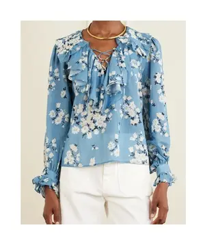 Rixo Ruffled Shirt