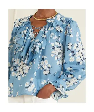 Rixo Ruffled Shirt