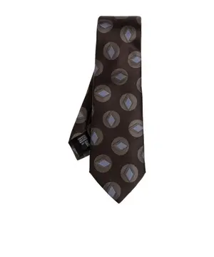 Giorgio Armani Patterned Tie - Black