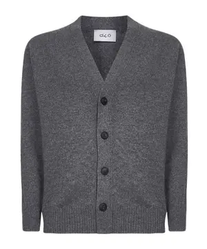 GRAN SASSO V-neck Buttoned Cardigan - Black