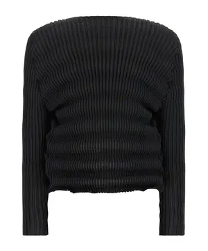 Issey Miyake Pleated Wave Cardigan