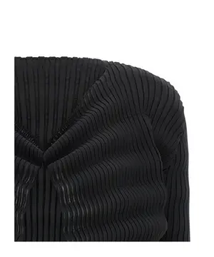Issey Miyake Pleated Wave Cardigan