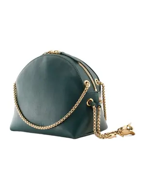 Erdem Leather Shoulder Bag - Gray