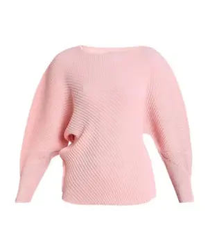 Issey Miyake Pleated Top - Pink