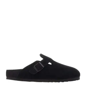BIRKENSTOCK Boston Suede Leather - Black