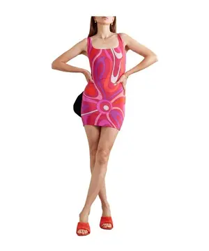 Emilio Pucci Printed Stretch-jersey Mini Dress