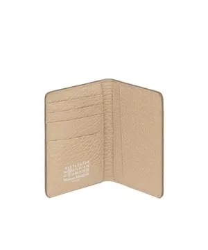 MAISON MARGIELA Four Stitches Grained Leather Card Holder