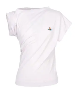 VIVIENNE WESTWOOD Asymmetrical T-shirt - White