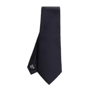 Giorgio Armani Pointed-tip Tie - Black