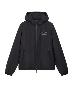 EA7 Blouson Jacket Premium Label With Oversized Fit - Black